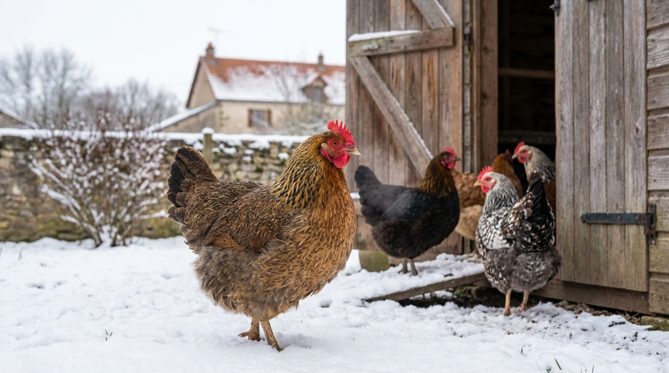 Poules : voici les races les plus résistantes au froid selon les experts