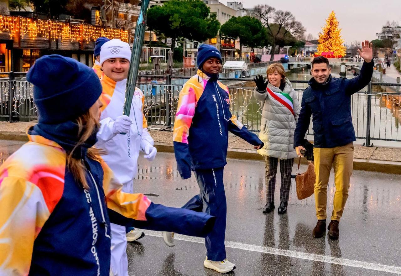 Anche Riccione si illumina. Lo sprint di Paolo Simoncelli