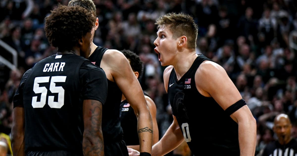 3&Out: Coen Carr’s bounce back propels Michigan State to blowout win ...