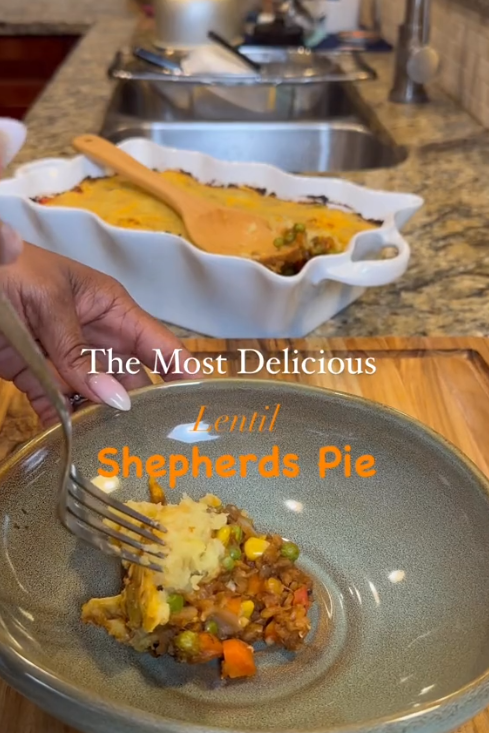 Vegan lentil shepherd’s pie | Comfort food with a plant-based twist