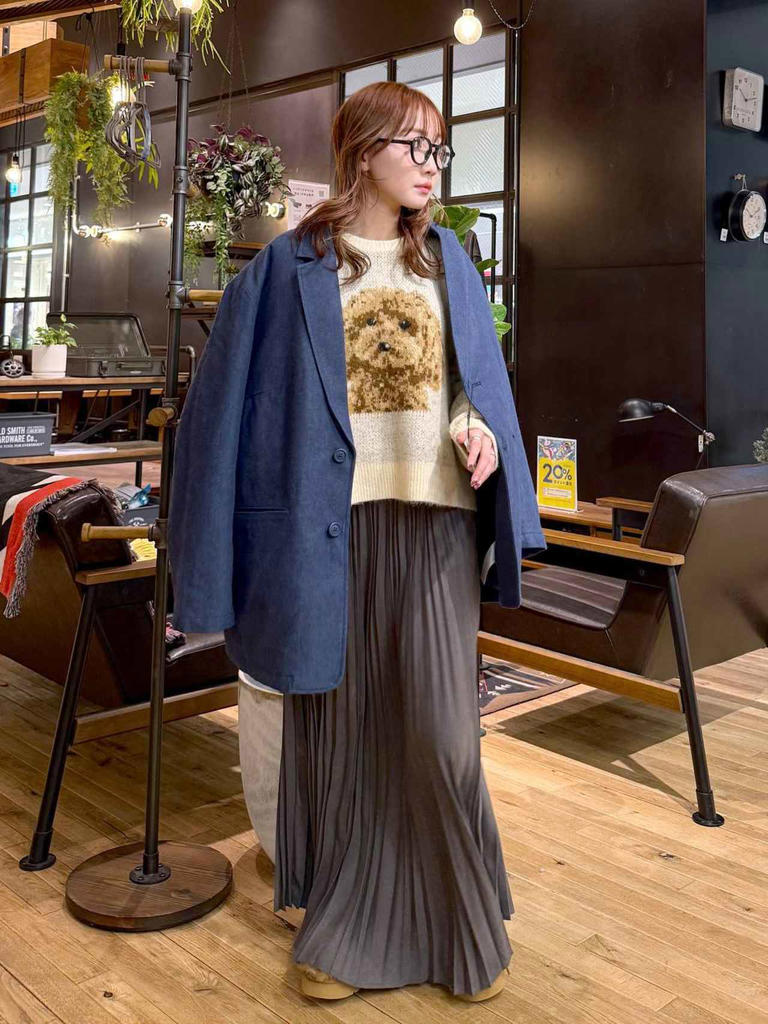 無地ばかり →「柄セーター」を試して!【niko and ...】冬のこなれ見え♡「カジュアルコーデ」