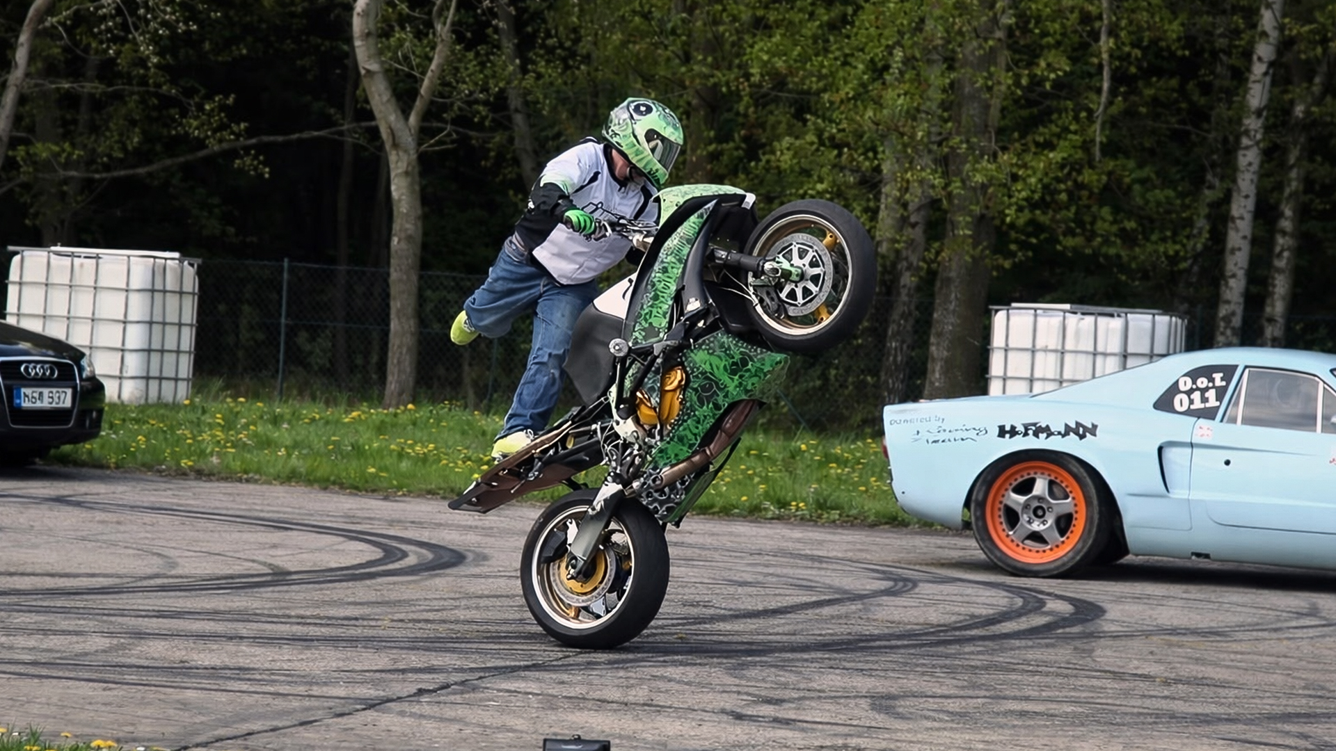 Freestyle-rijders tonen balans en controle