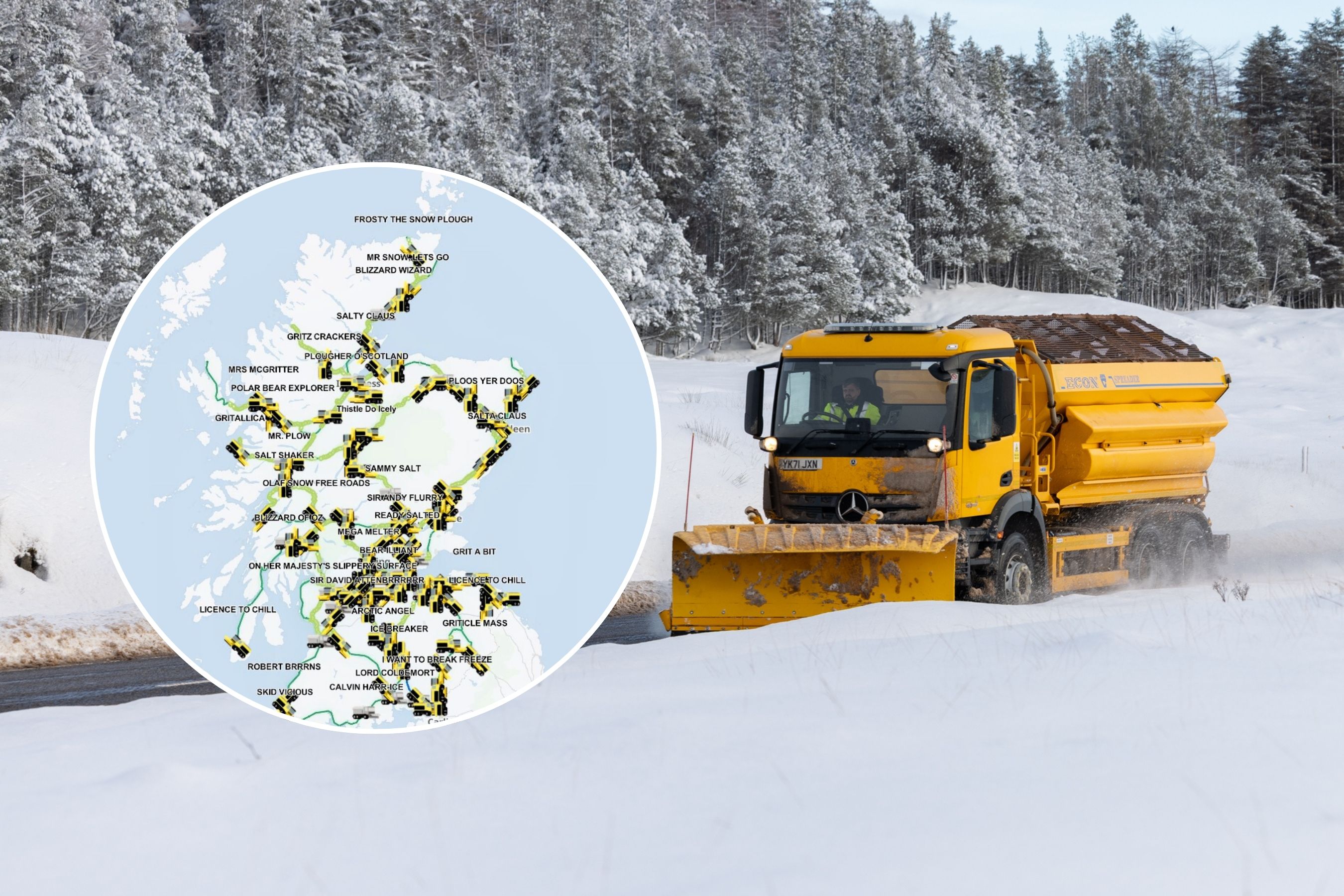 Scotland gritter names: The full list of Scottish gritter names and how ...