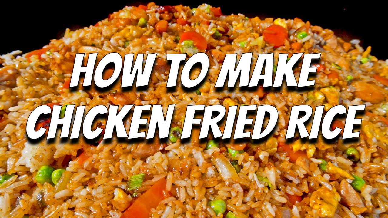 How chicken fried rice turns out on a Blackstone griddle