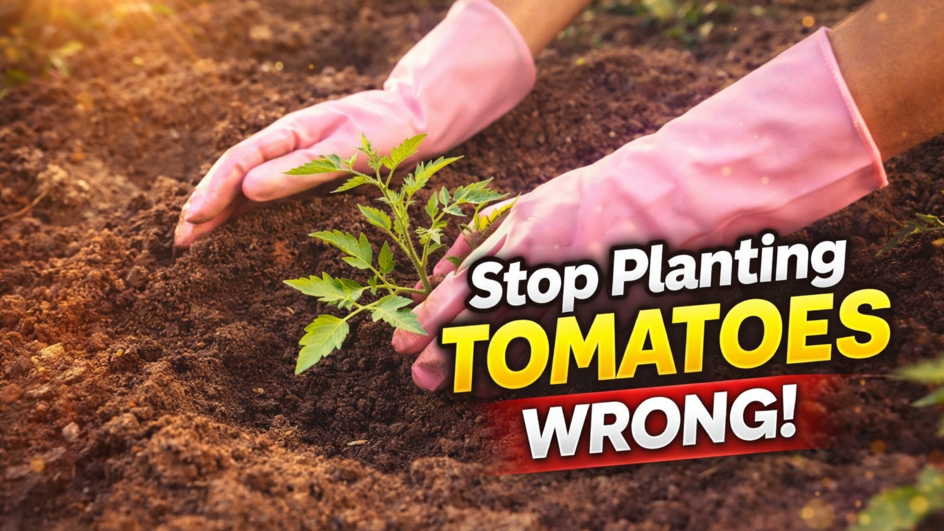 Stop planting tomatoes wrong! Do this for a huge harvest every time!