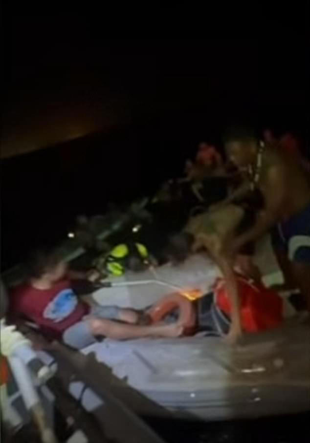 Two Brits cheat death after sailing boat is hit by cargo ship and sinks ...