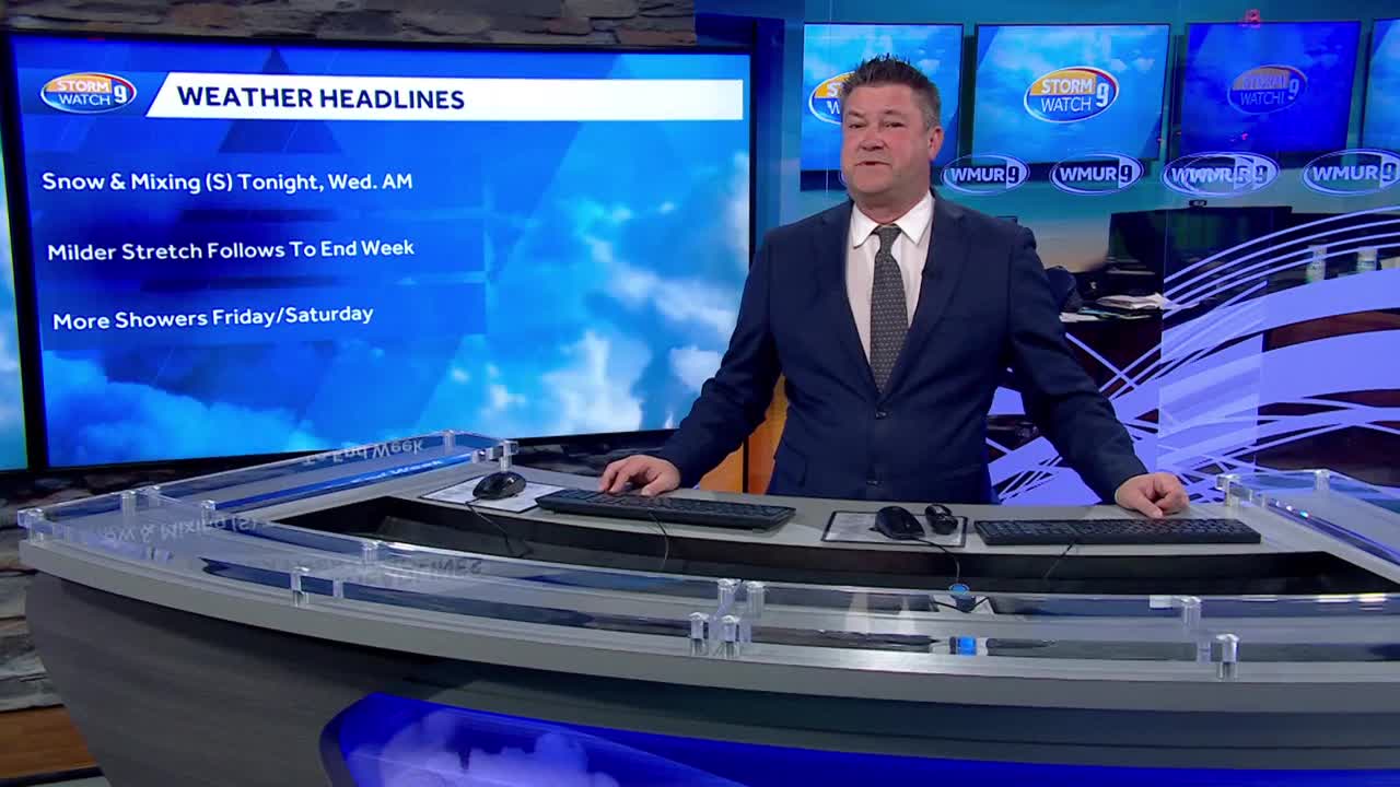 Video: Slippery conditions linger Tuesday morning