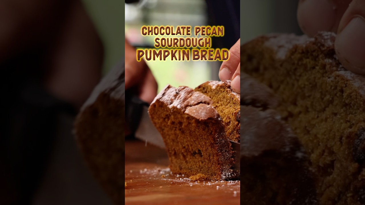 Master the cozy flavors of homemade sourdough pumpkin bread