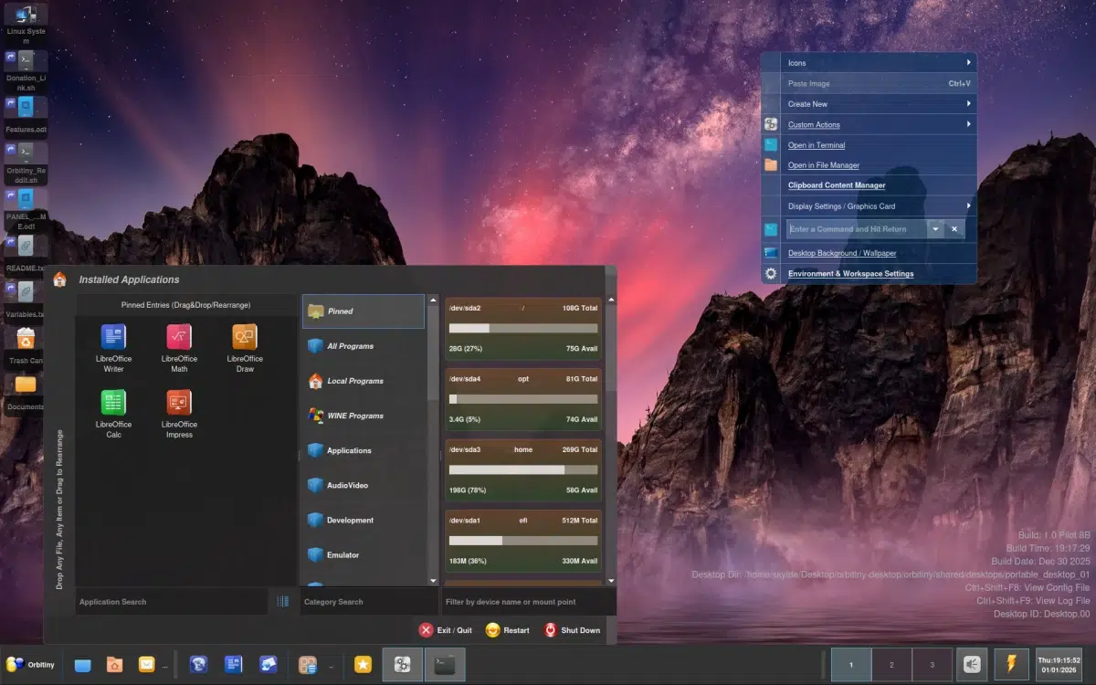 Orbitiny Desktop: el entorno modular y portátil que revoluciona el ...