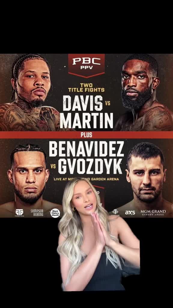 My picks for Davis vs Martin and Benavidez vs Gvozdyk