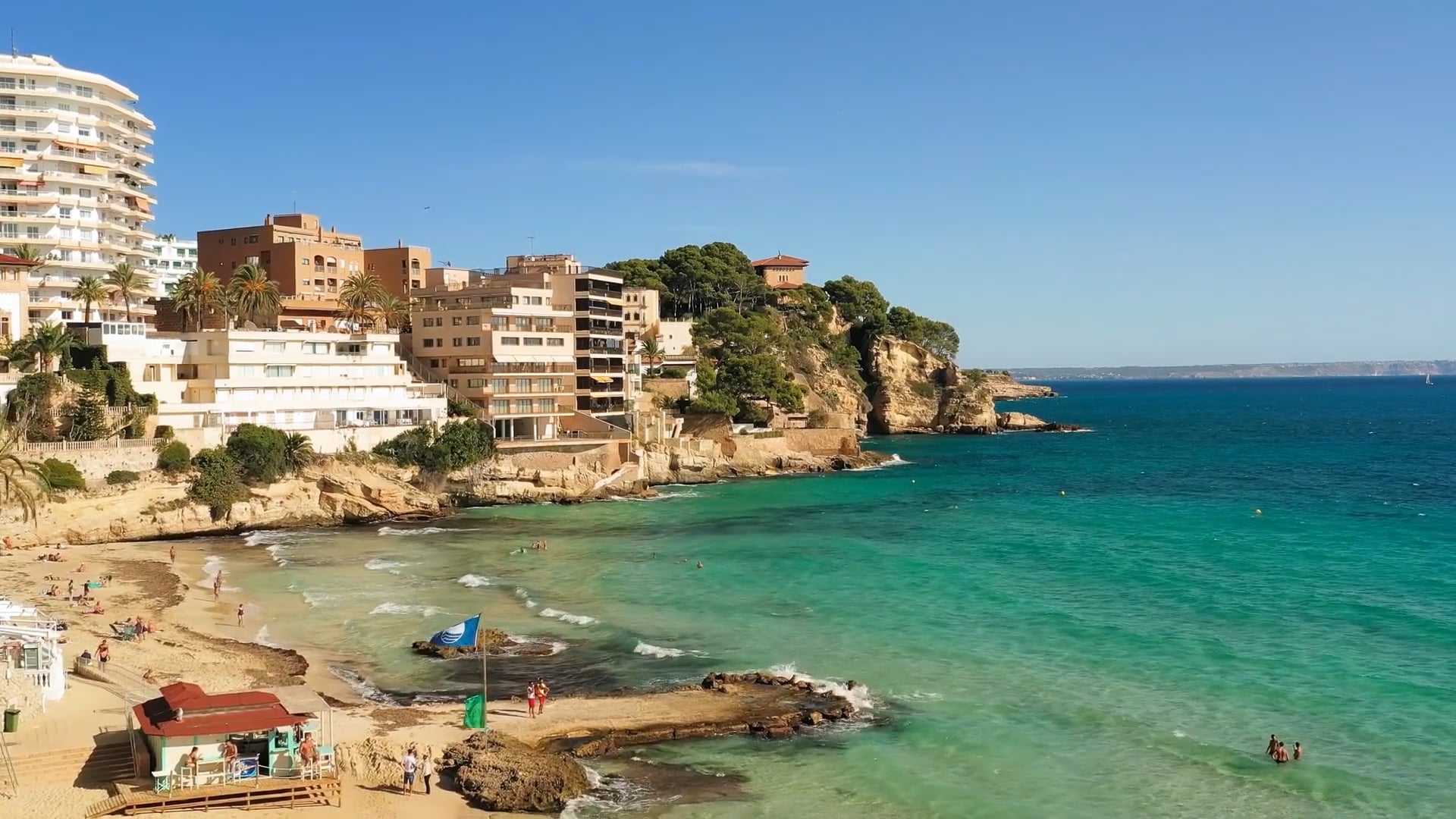 Palma de Mallorca: Drone flight over stunning Mediterranean capital