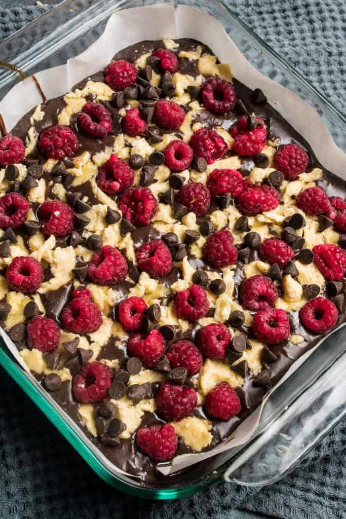 These chocolate raspberry bars are the dessert your table needs