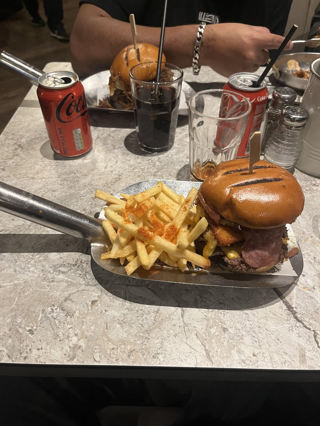 Fancy meals served on anything but a plate