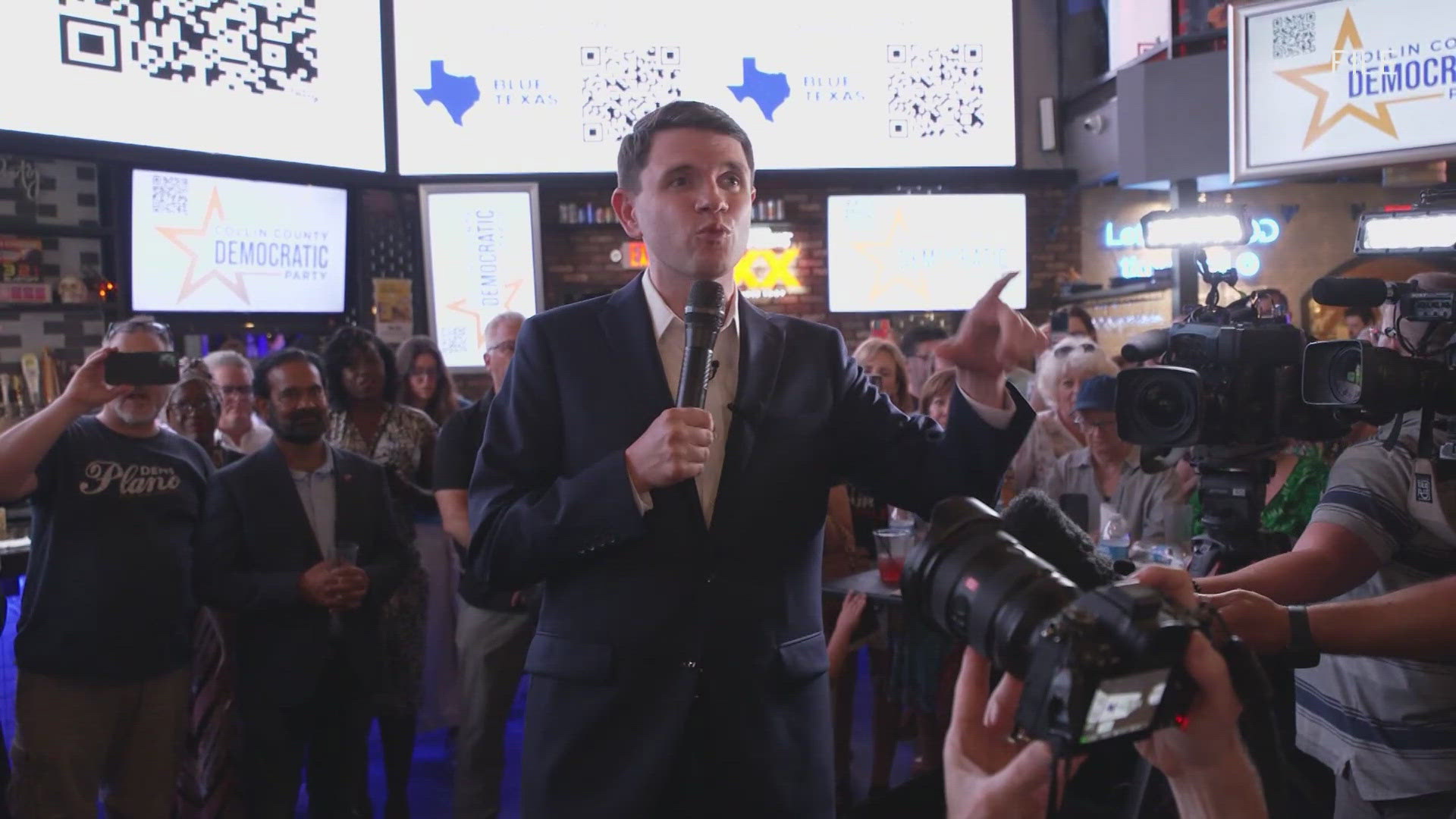 Senate candidate James Talarico holds campaign event tonight in Temple