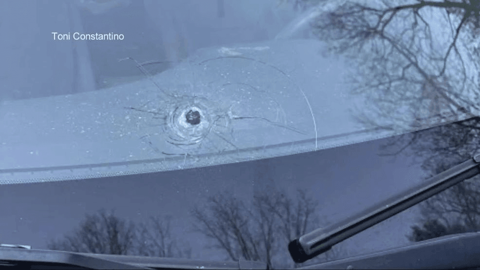 Mystery New Year's Eve boom was bullet leaving hole in local woman's ...