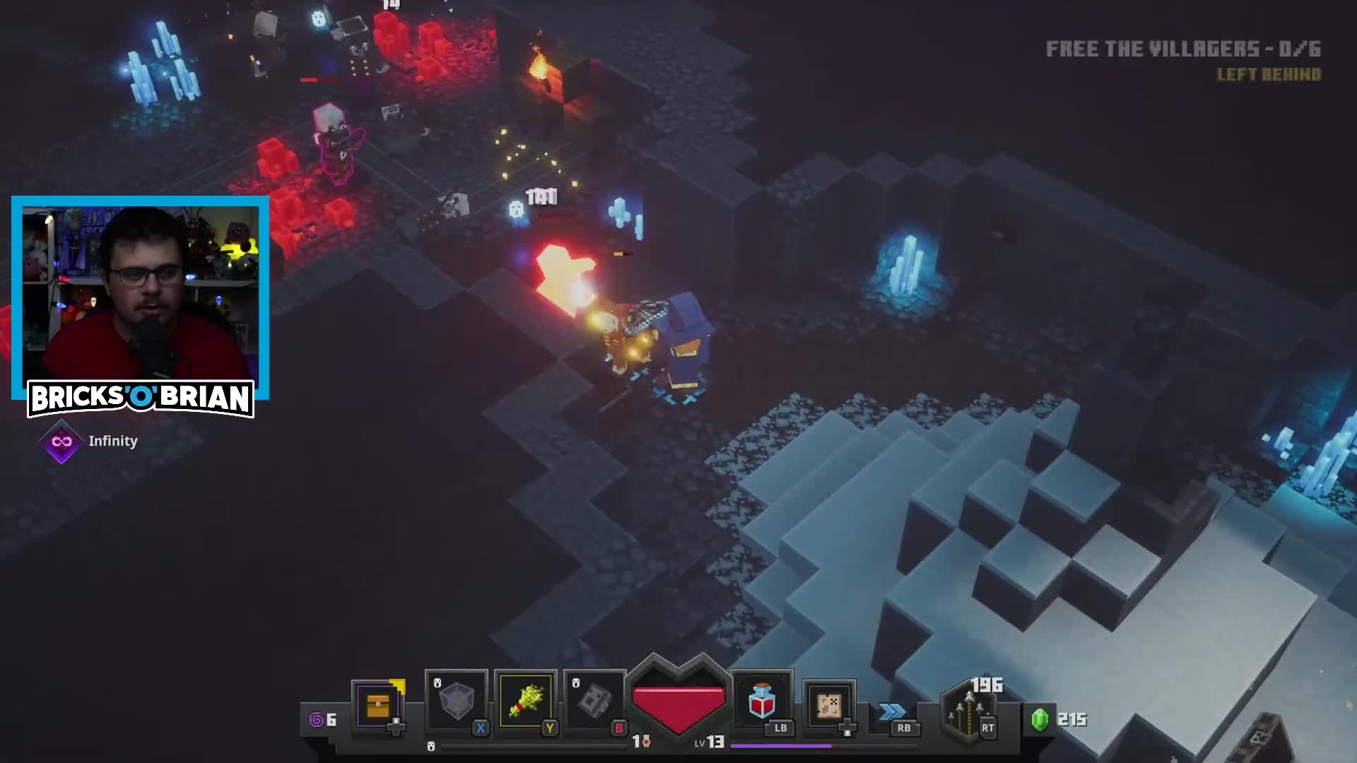 Ravaging the Redstone Mines! - Minecraft Dungeons with Bricks 'O' Brian