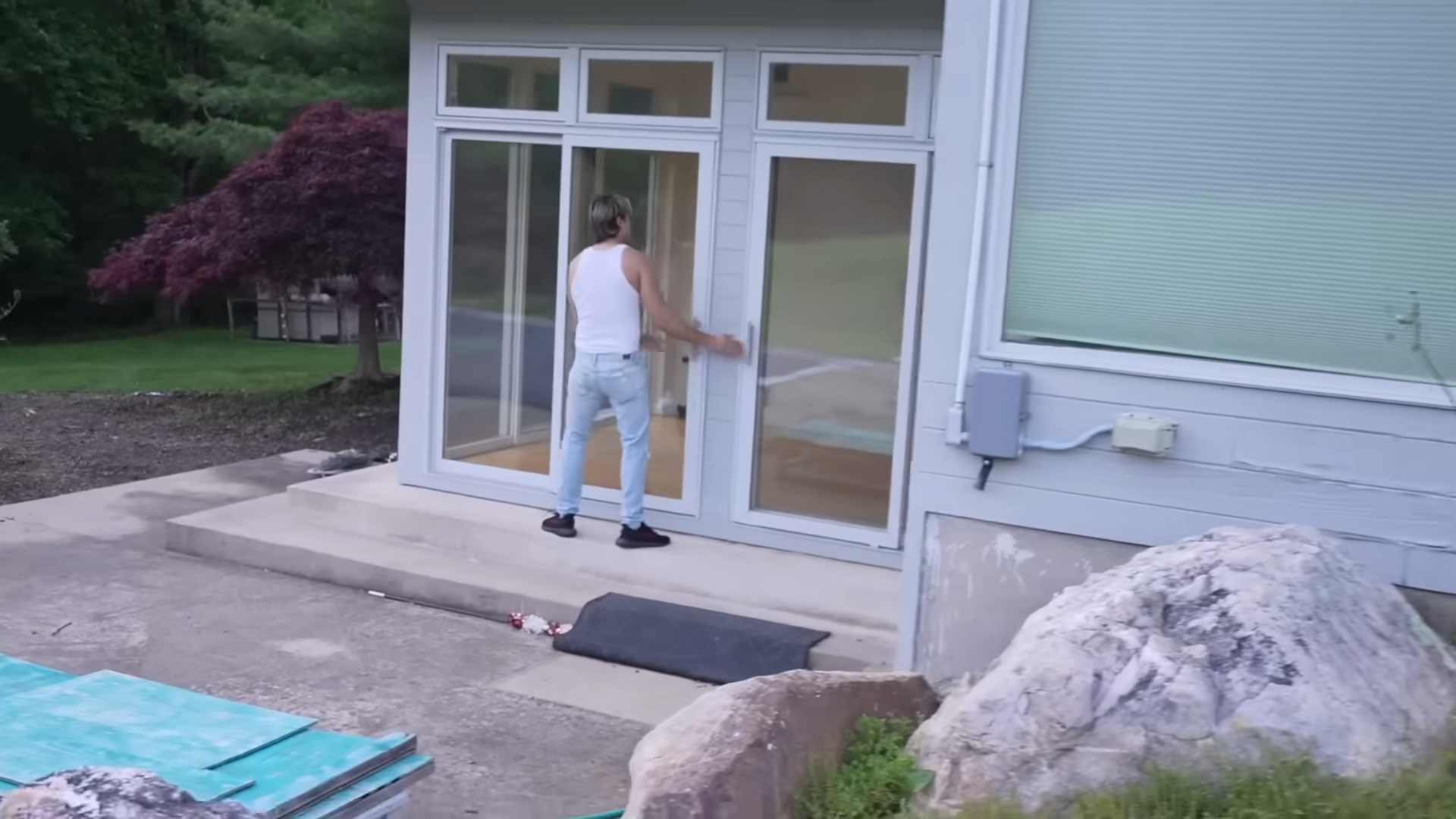 Crazy fan locked us out of our house