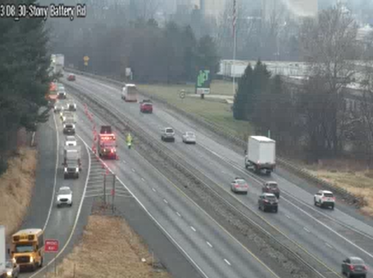 Route 30 reopens after car overturns, injures one person