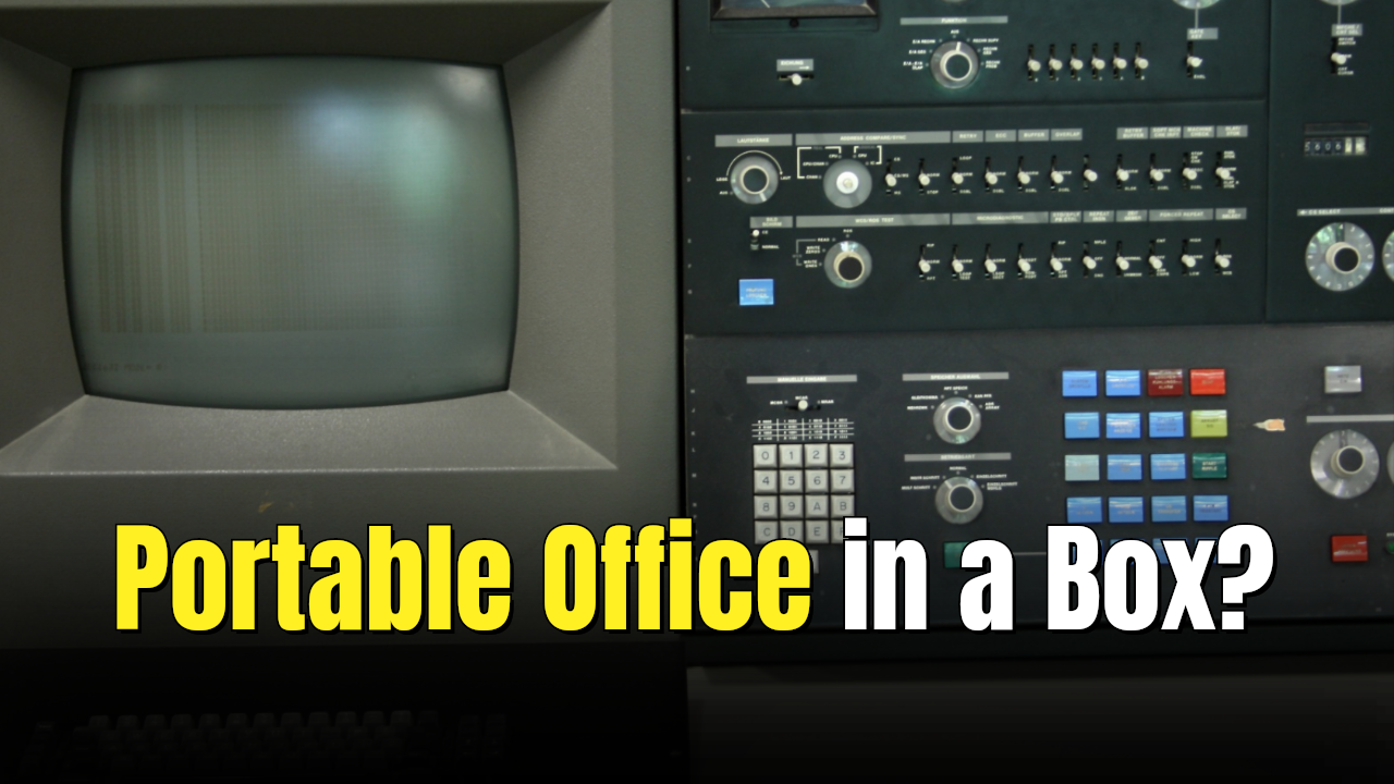 The world’s first laptop weighed 24 pounds and had a five inch screen ...