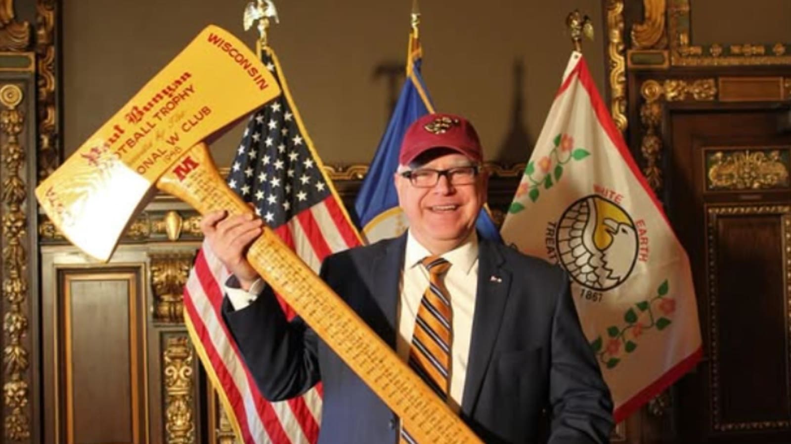 Tim Walz storms out of press conference without taking questions after ...