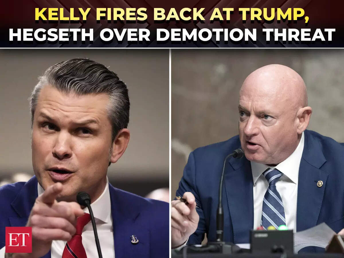 How many of Trump’s family: Mark Kelly calls out president’s five ...