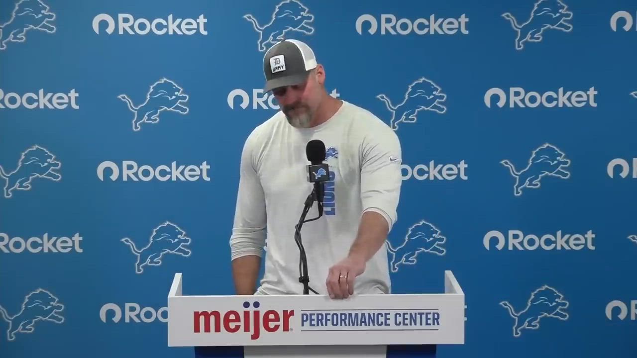 Dan Campbell examines tweaks Lions could make, grades himself