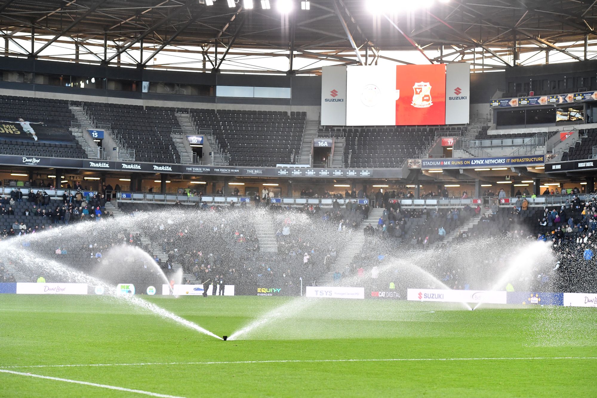Sponsorship up for grabs to change the name of stands at Stadium MK