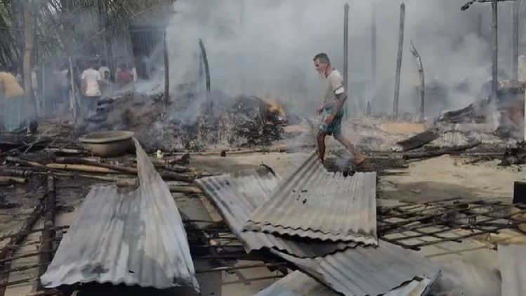 Assam: Three-month-old infant killed in massive fire in Kaliabor, two ...