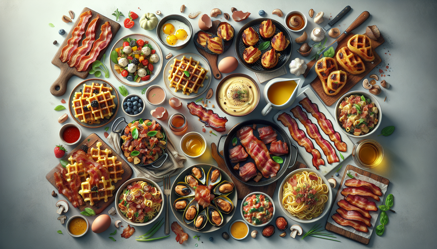 10 recettes délicieuses au bacon