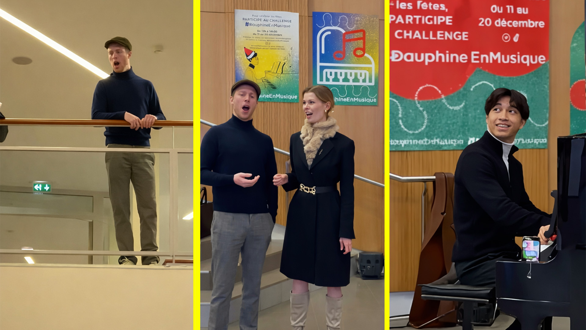 Unexpected opera duet at the university piano