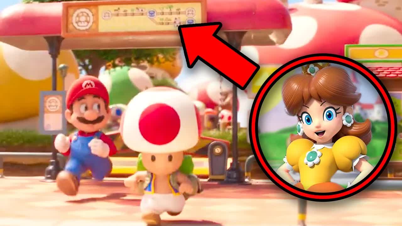 Mario movie Mushroom Kingdom clip breakdown: Easter eggs & music you ...