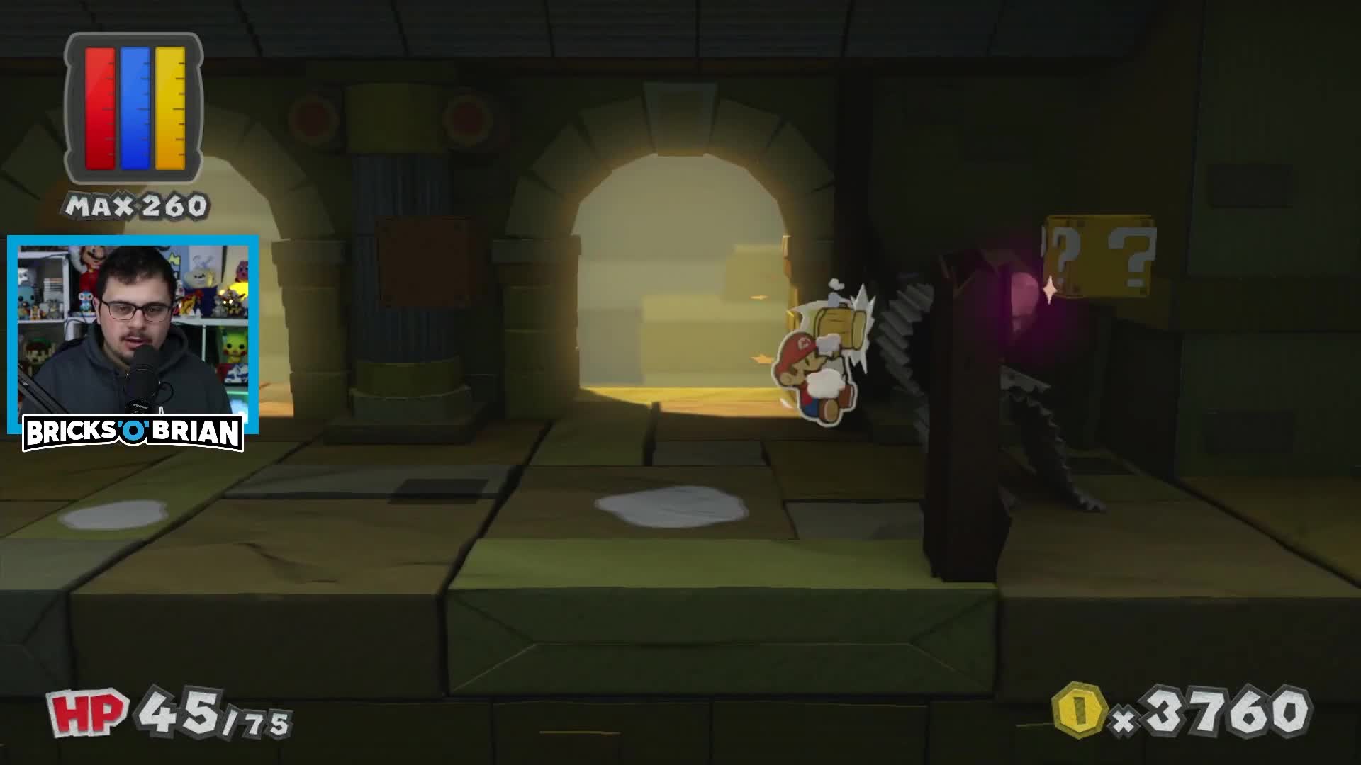 Iggy's irritating chariot chase! - Paper Mario Color Splash with Bricks ...