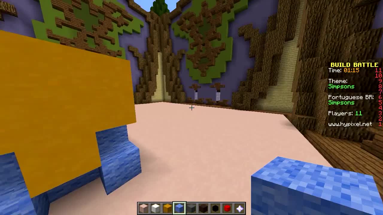 Minecraft: Os Simpsons! (Build battle)