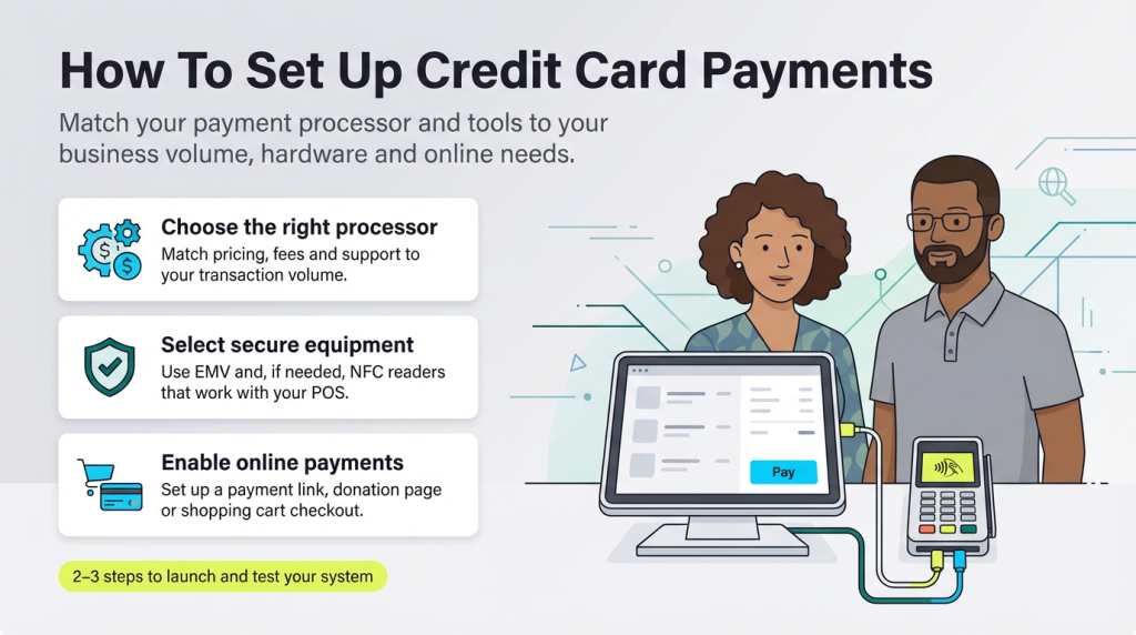 How to accept credit card payments for small businesses