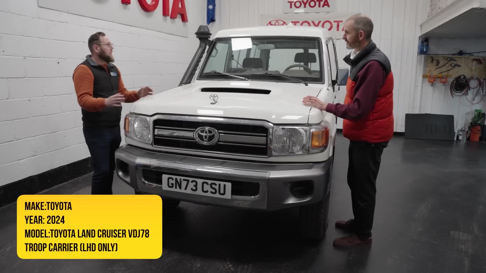 Inside the Toyota Land Cruiser 70 series priced at £50,000