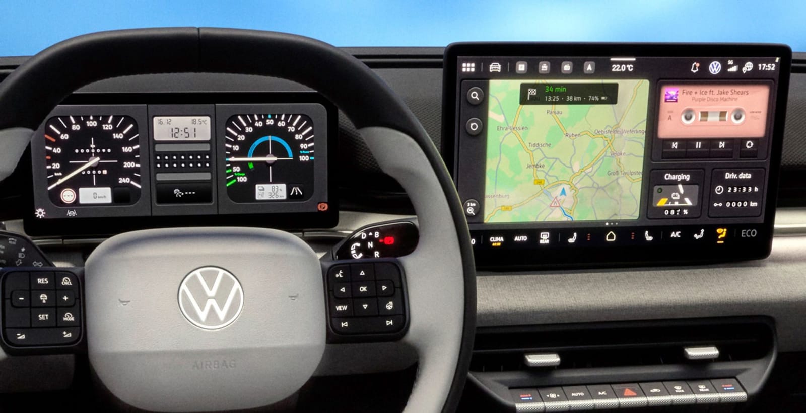 VW's latest sell? Real buttons you can push, not fancy touchscreens