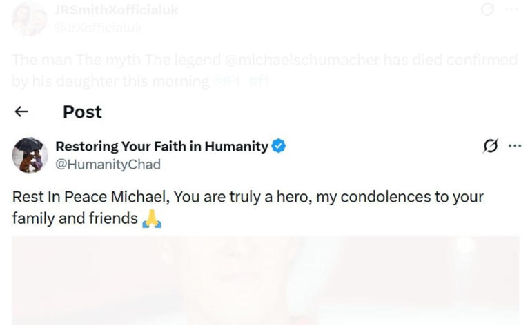 Author Michael Schumacher dies at 75, but tributes pour in for F1 legend