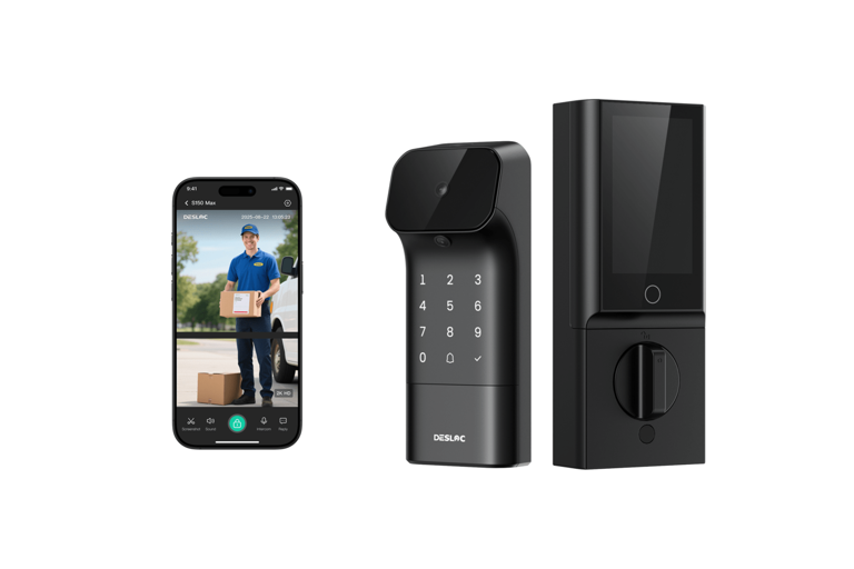 Desloc debuts biometric, solar, and video smart locks at CES