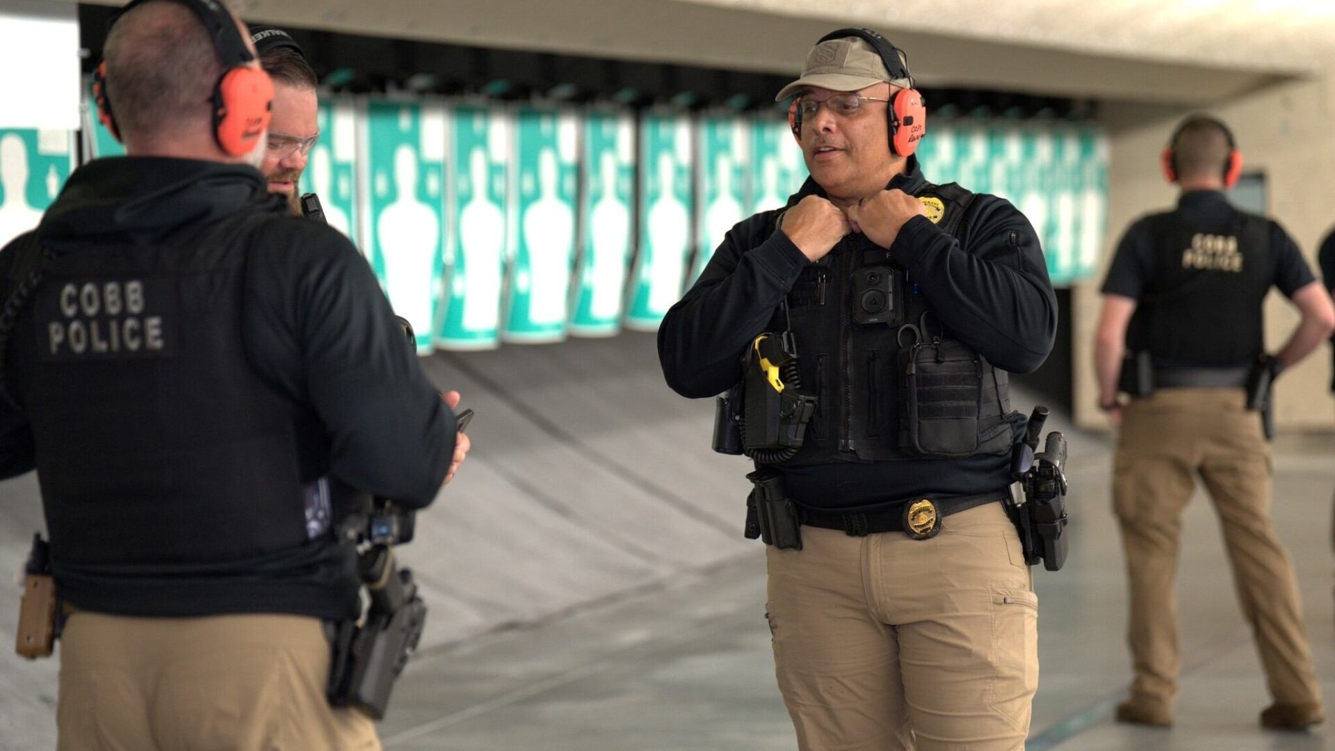 Cobb County police chief, staff shoot first shots at new indoor ...