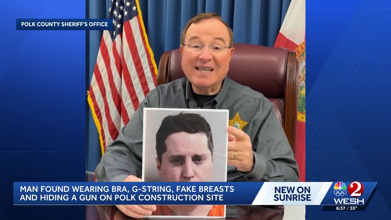 Central Florida man found with bra, g-string, fake breasts and hiding ...