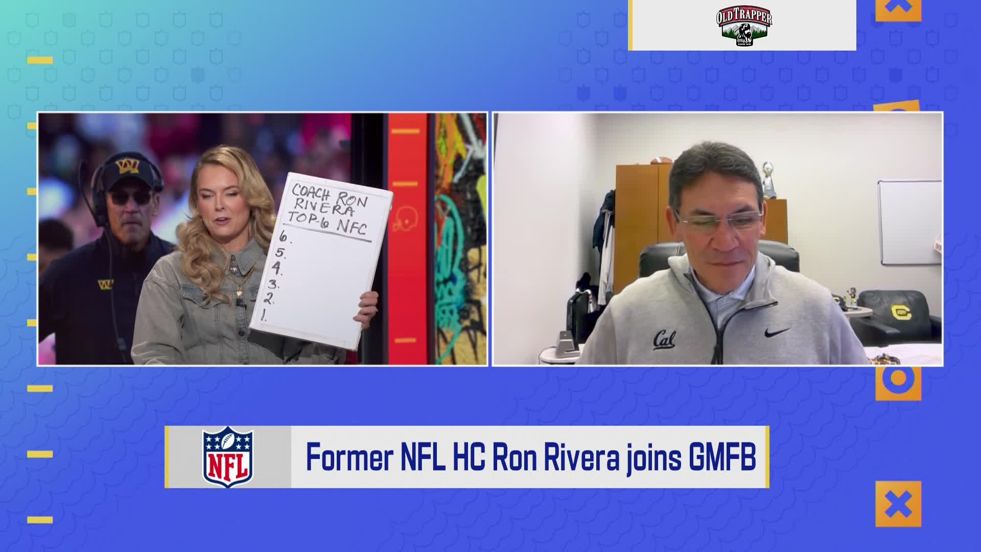 Ron Rivera joins 'GMFB' to discuss John Harbaugh, Mike Tomlin's future