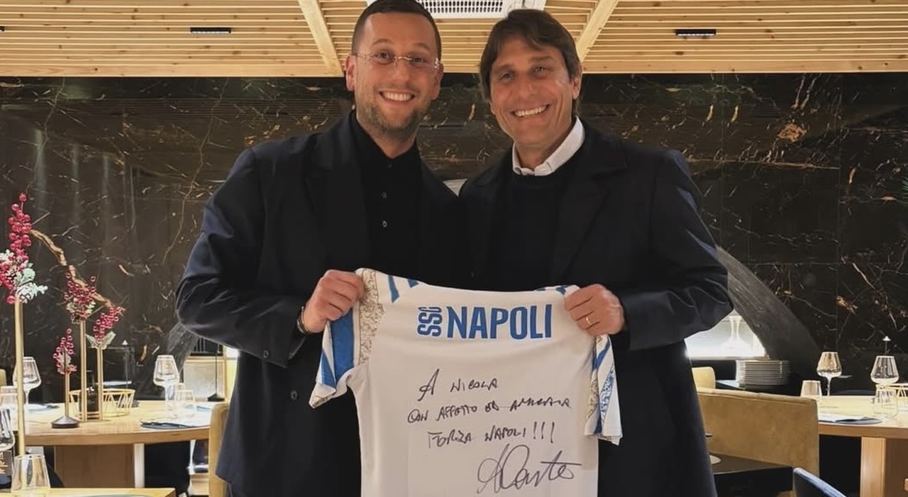 Antonio Conte a cena a Pozzuoli: regalo speciale al White Chill Out