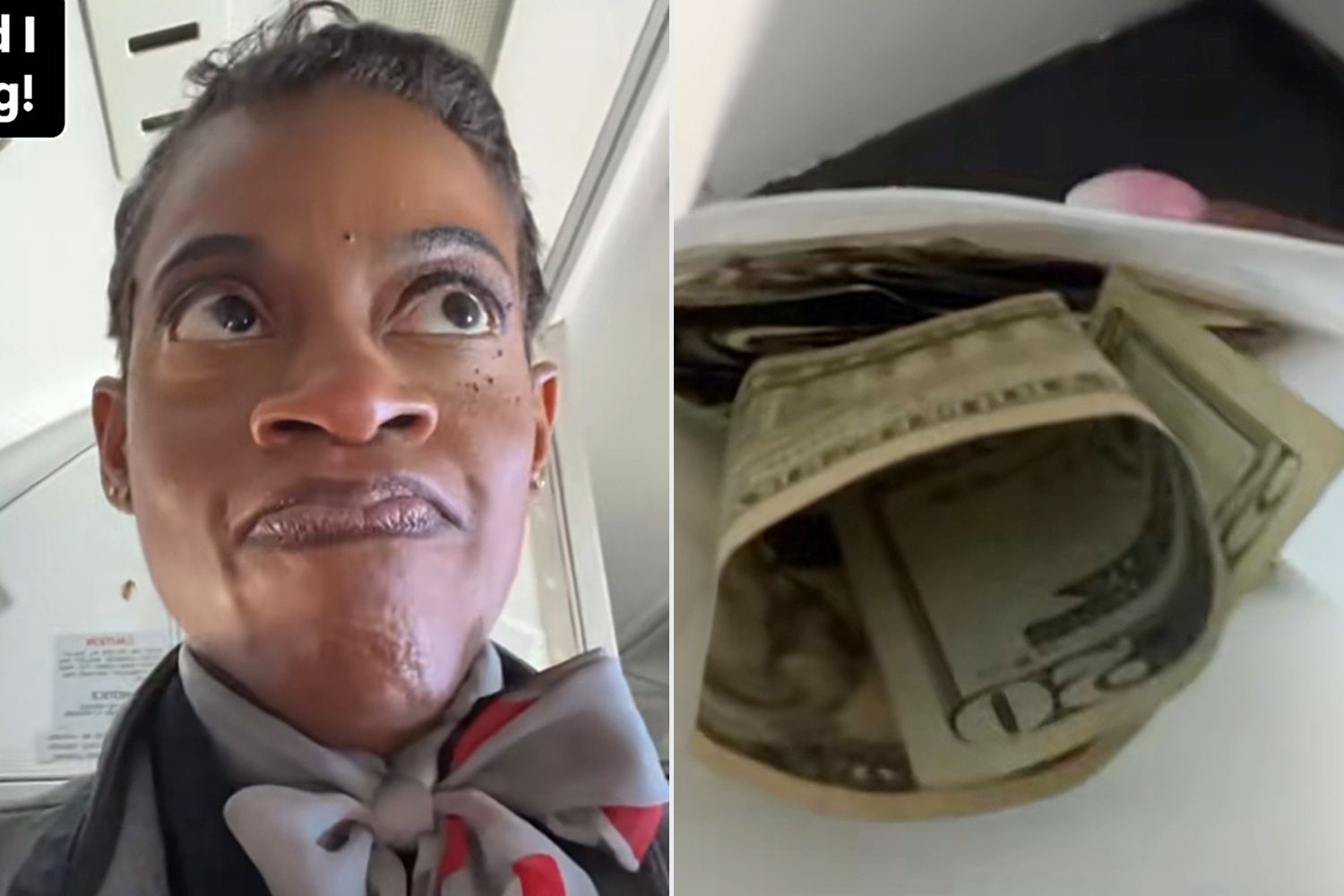 Passenger hands flight attendant a barf bag full of cash mid-flight ...