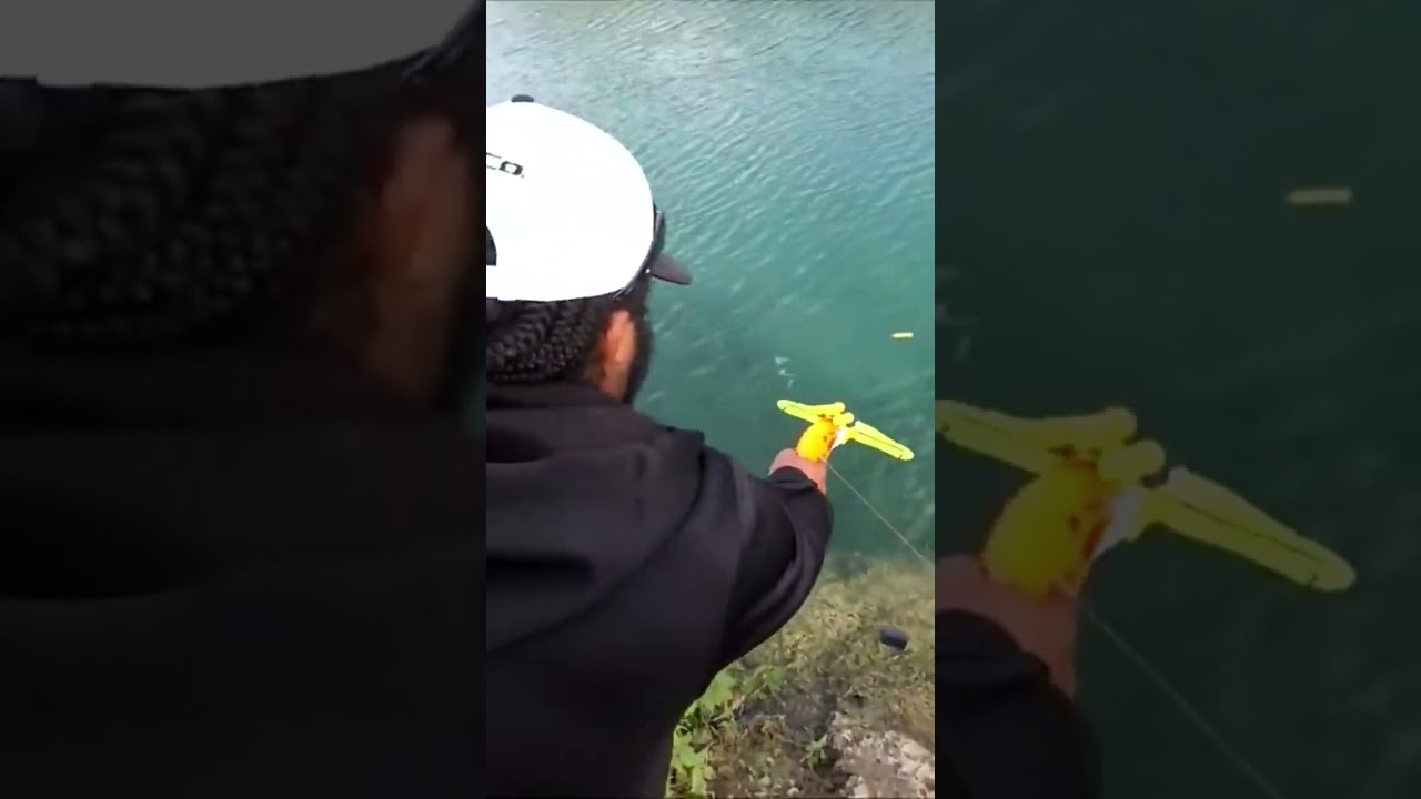 NERF crossbow fishing