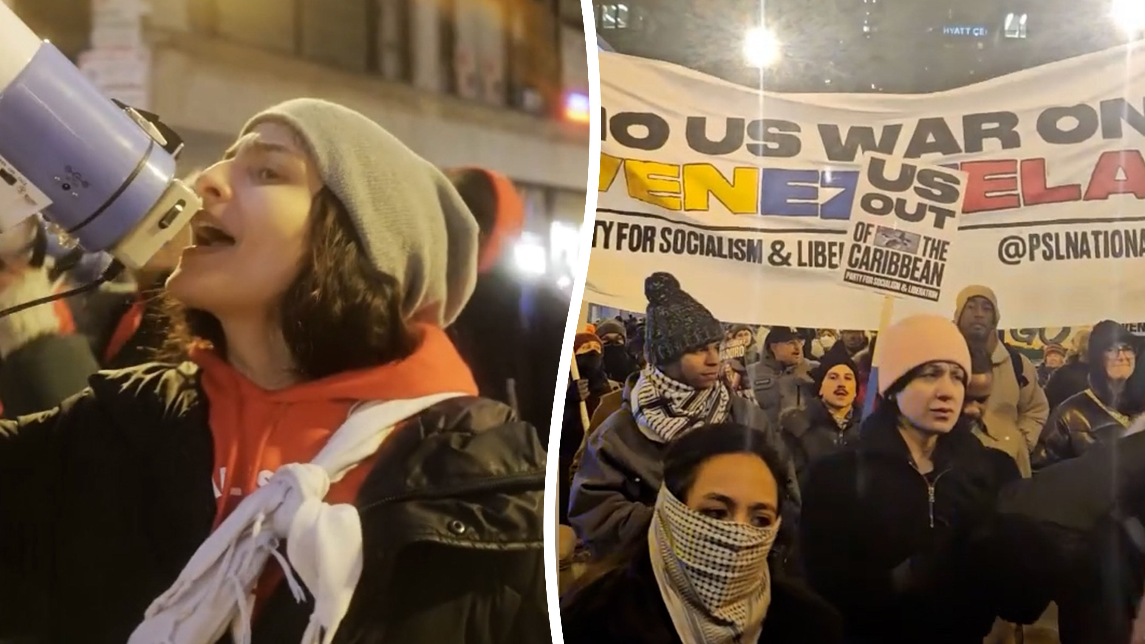 Hundreds protest across 150+ US cities against military action in Venezuela