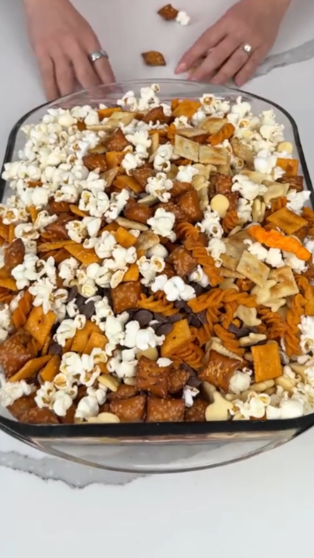 Our favorite game day snack: easy snack mix everyone loves