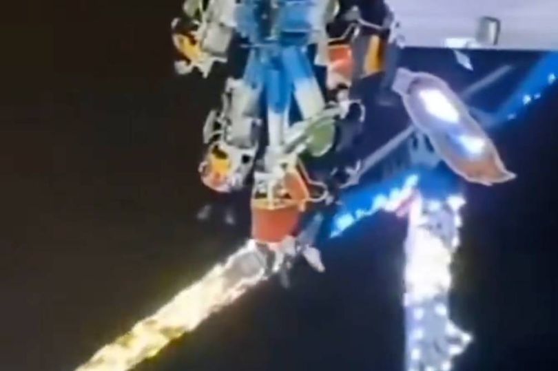 Watch: Dublin amusement park ride breaks down leaving people trapped ...