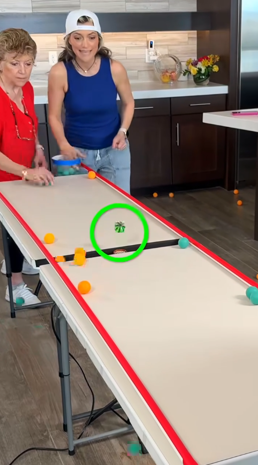 Can you replace the floating green ball in time?