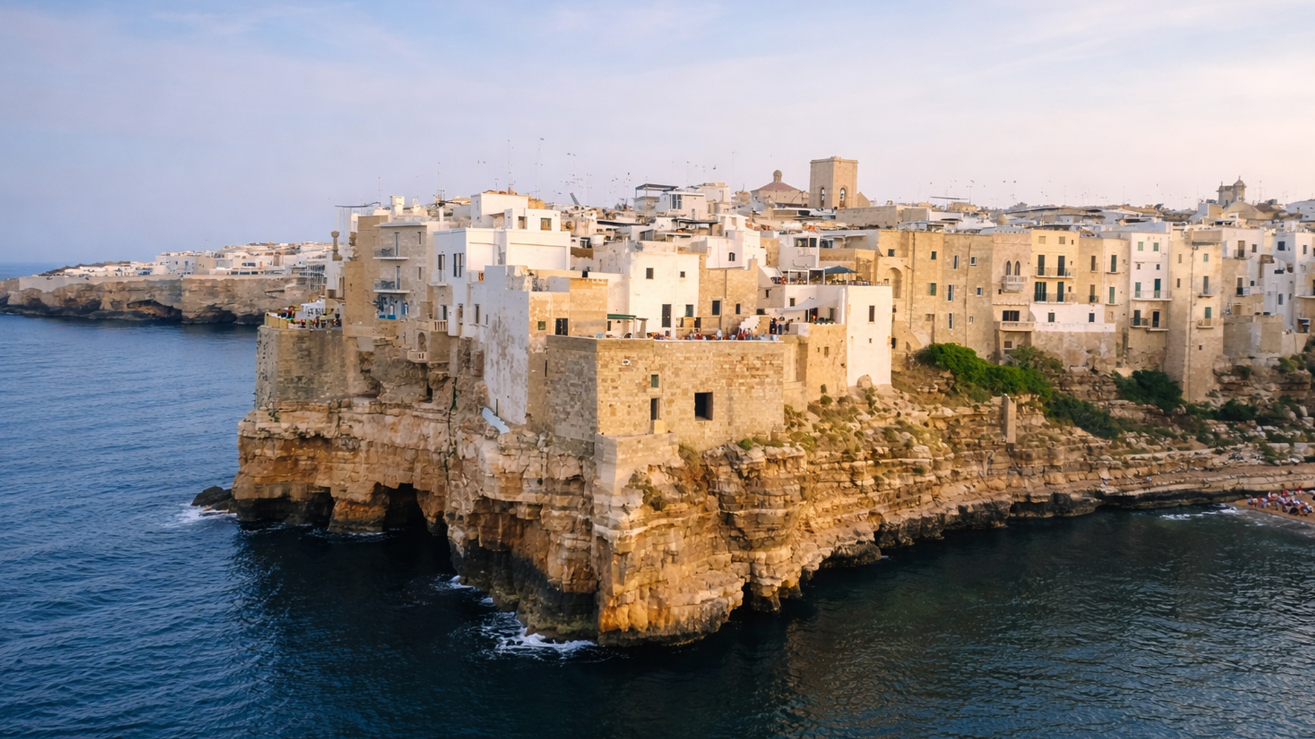 Thị trấn hướng ra biển