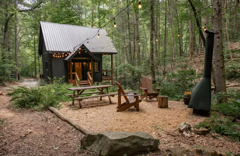 These are the 5 best Airbnb rentals in GA. One is a cabin that is all ...